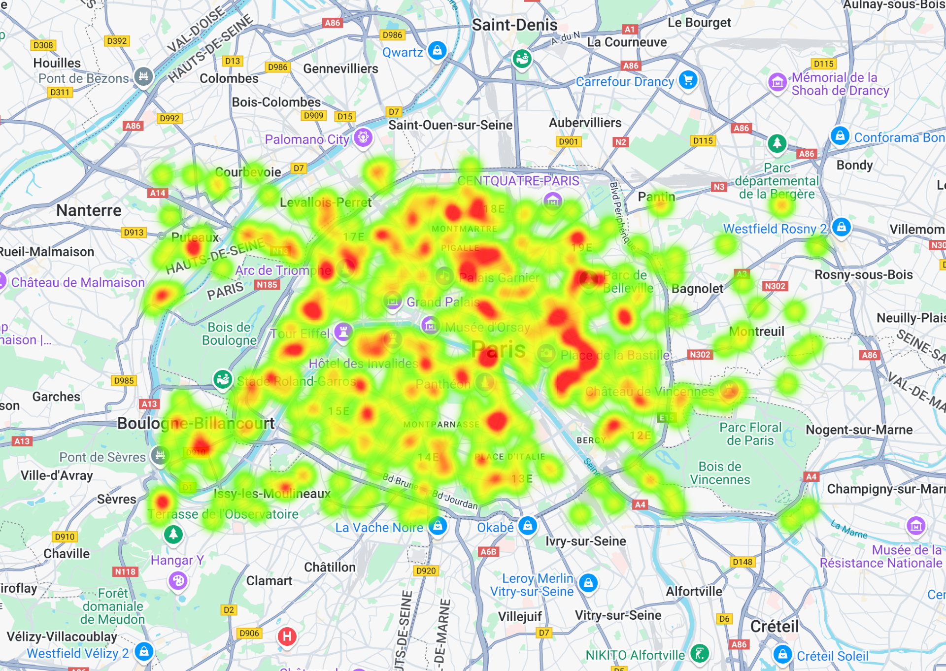 GeoHeatMapper - Create Geographic Heat Maps for Free